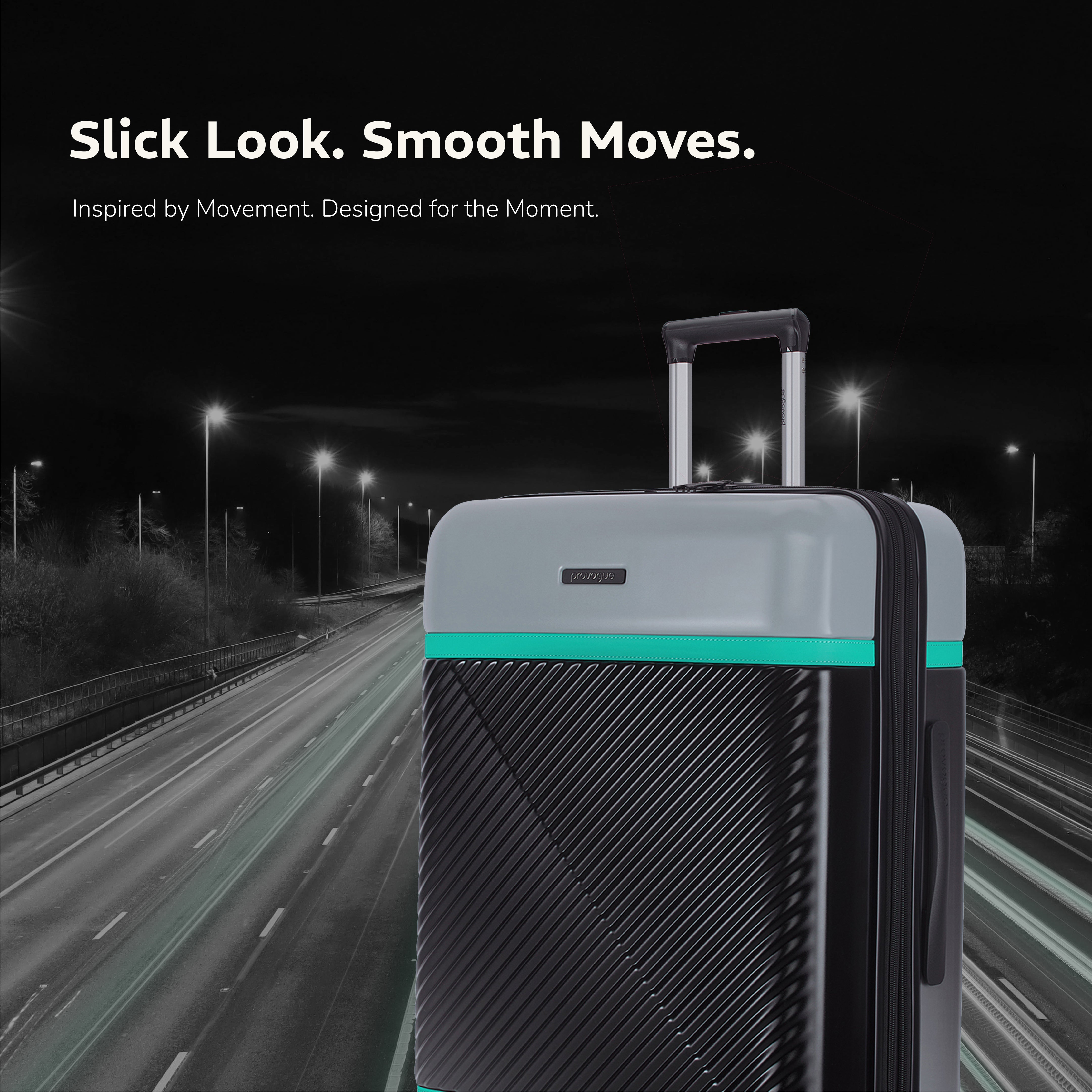 Buy Medium Suitcase Linea Galaxy Black | Provogue